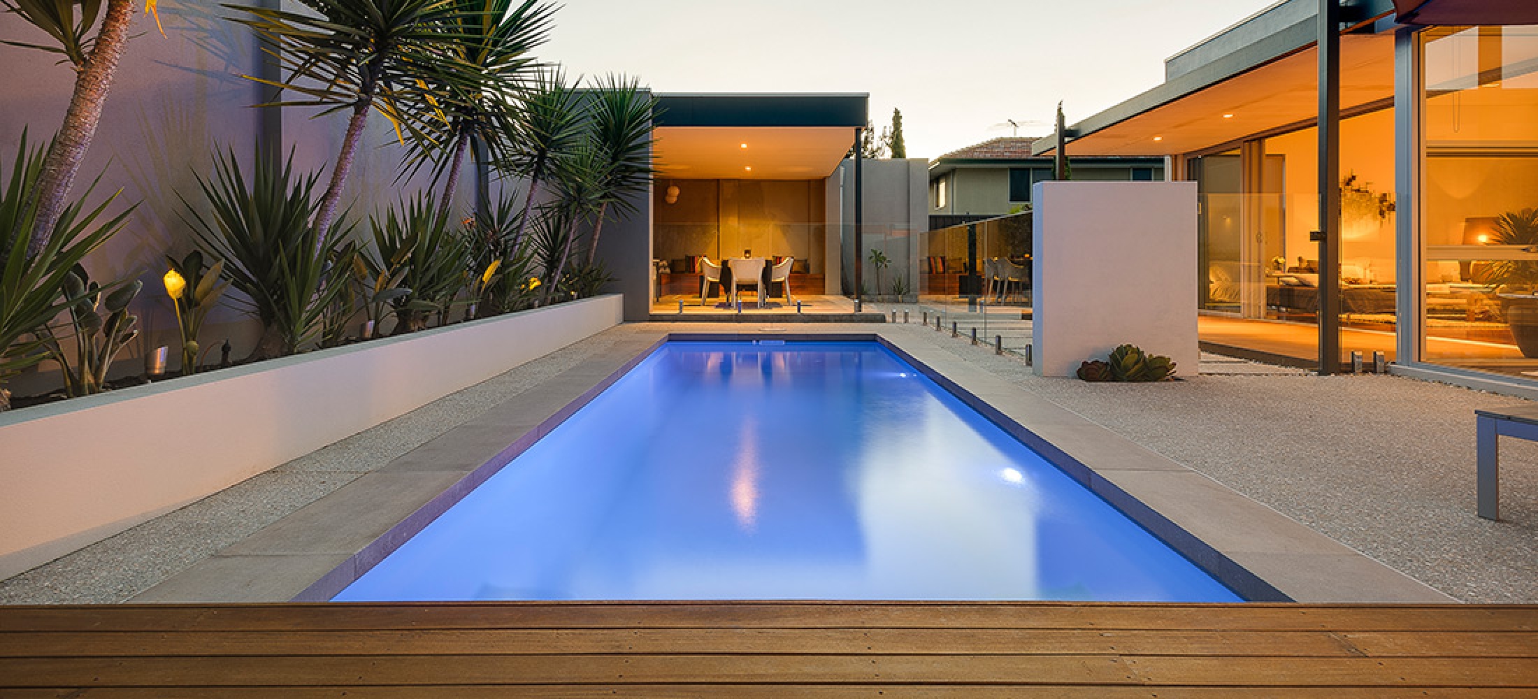 Harmony Fibreglass Swimming Pool - 7m x 2.5m | Gary West Pools